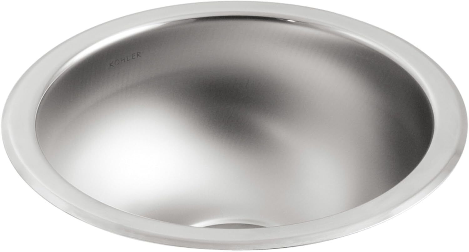 Kohler K-3339-NA Undertone Undercounter Kitchen Sink, Stainless Steel ...